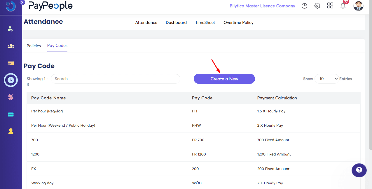 Employee Overtime - PayPeople - HR Payroll HRMS Attendance Software in ...