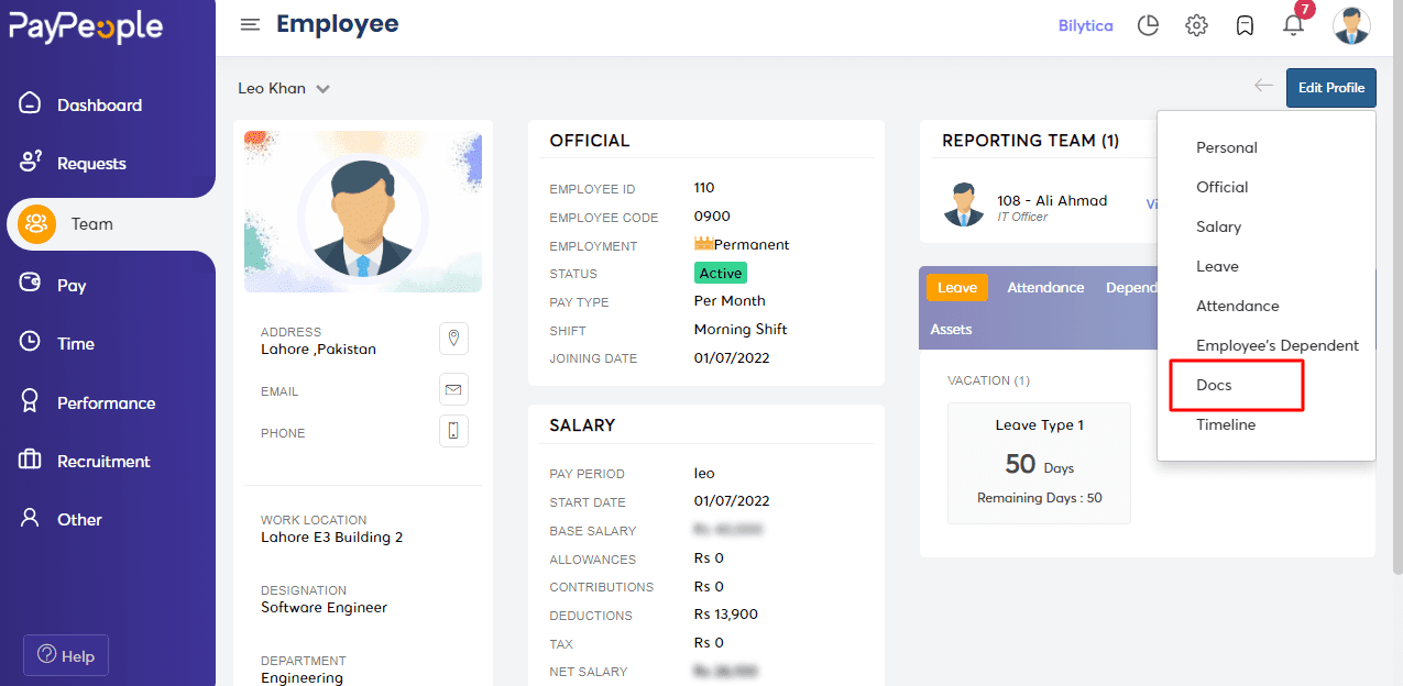 Team - PayPeople - HR Payroll HRMS Attendance Software in Lahore Karachi Islamabad Pakistan
