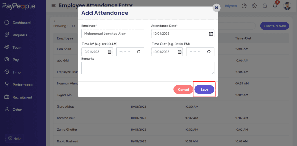 Employees Attendance - PayPeople - HR Payroll HRMS Attendance Software ...