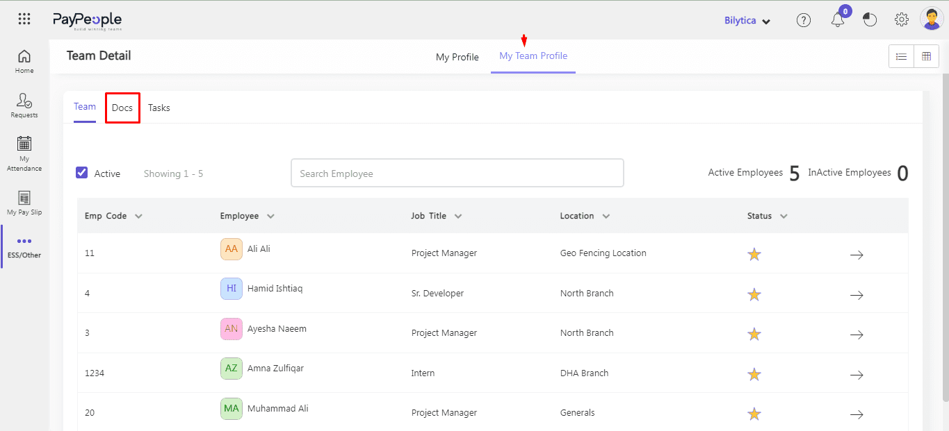 My Profile - PayPeople - HR Payroll HRMS Attendance Software in Lahore ...