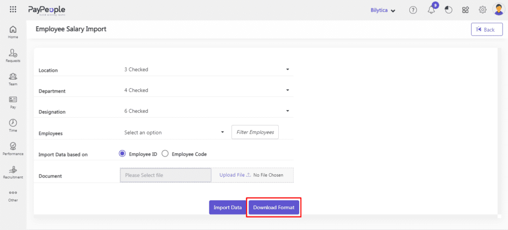Payroll Setting - Paypeople.pk