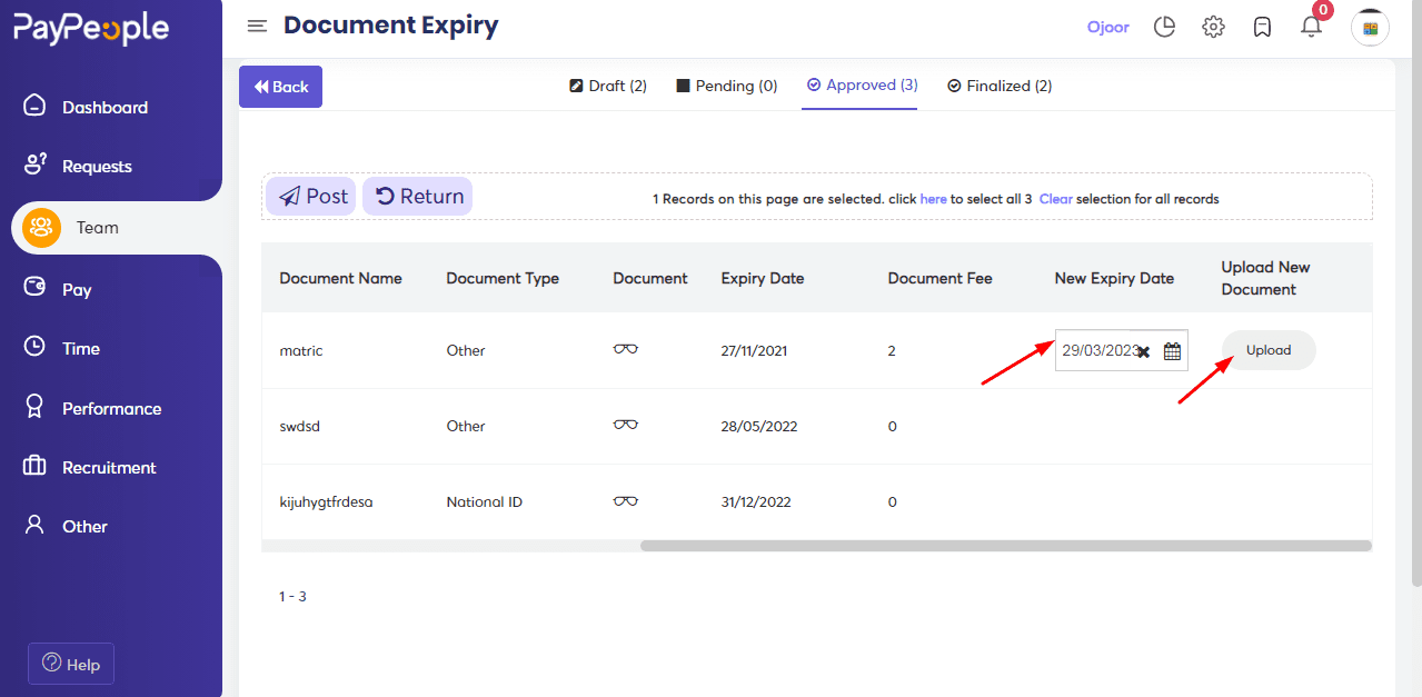 Documents - PayPeople - HR Payroll HRMS Attendance Software in Lahore Karachi Islamabad Pakistan