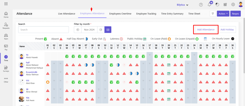 Managing Employee Data - Paypeople.pk