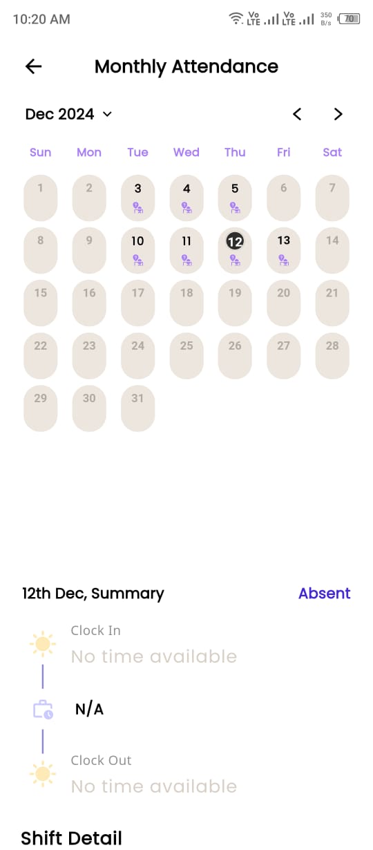 Attendance - Paypeople.pk