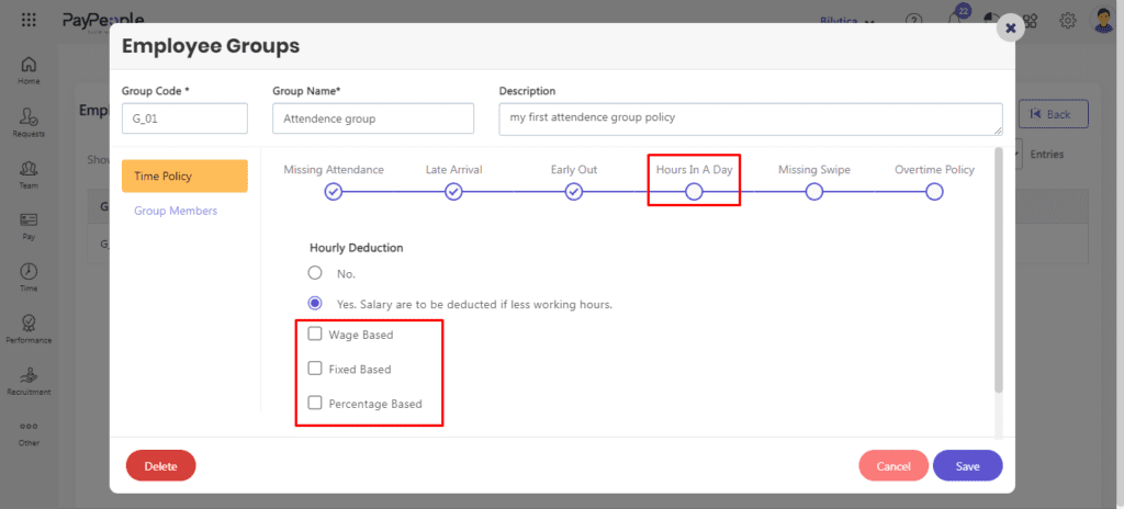 Employee Groups Management - Paypeople.pk