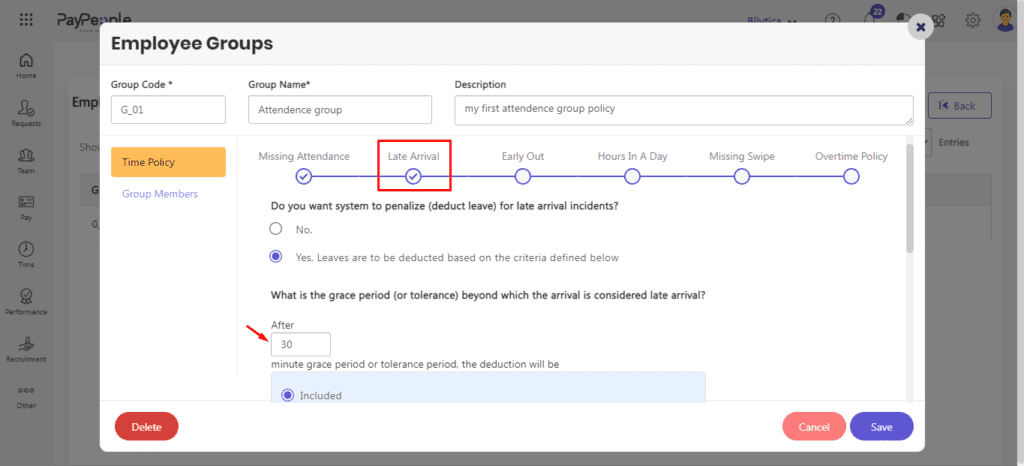 Employee Groups Management - Paypeople.pk