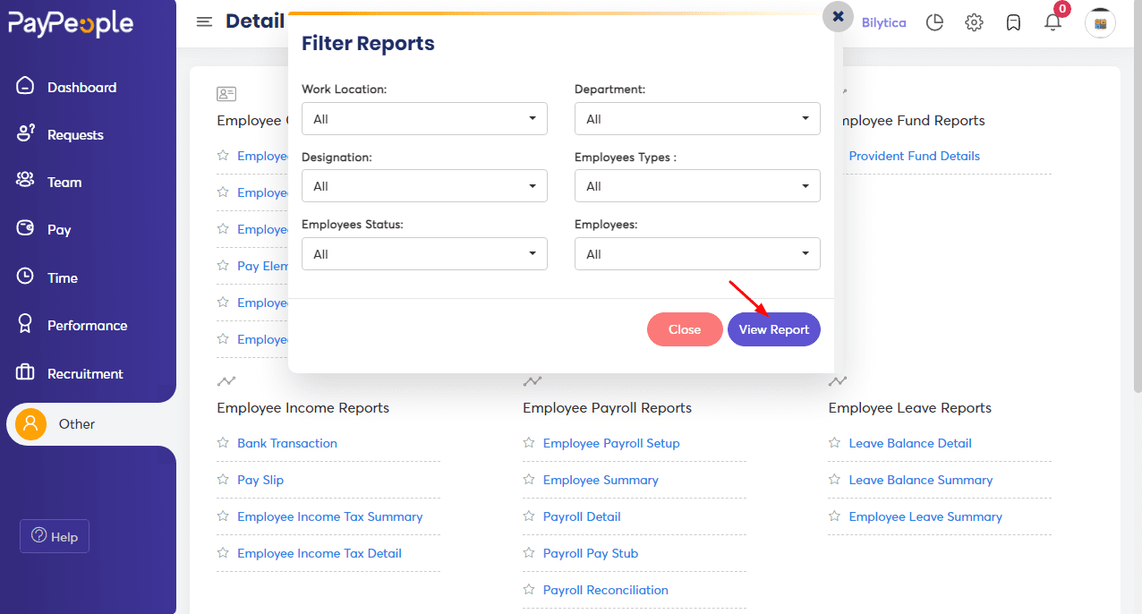 Employee OverView Reports - PayPeople - HR Payroll HRMS Attendance ...