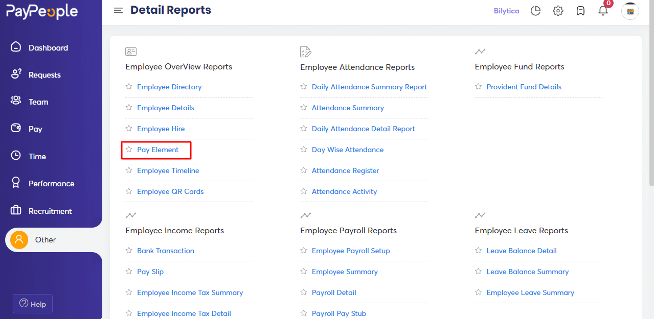 Employee OverView Reports - PayPeople - HR Payroll HRMS Attendance ...