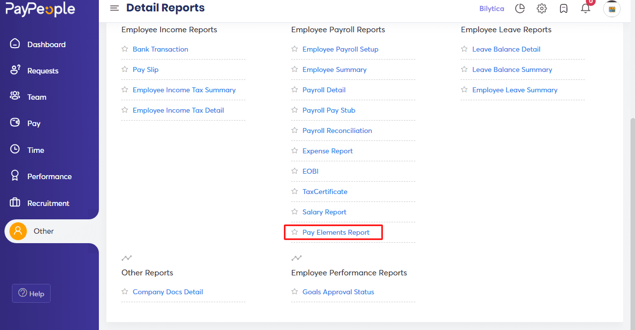 Employee Payroll Reports - PayPeople - HR Payroll HRMS Attendance ...